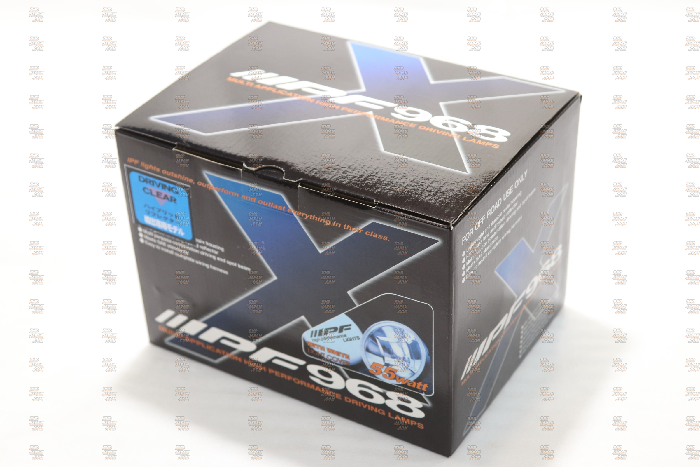 IPF 968 Hybrid Reflector Off-Road Driving Light Kit - Clear Lens - RHDJapan