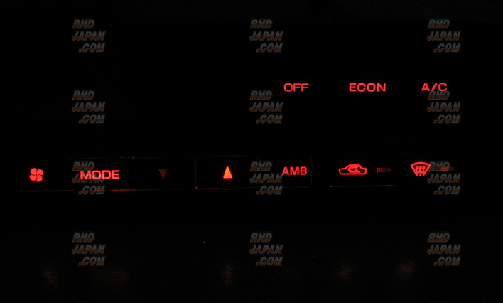 Cyber Stork Air-Con Instrument Panel LED Bulb Set American Red - BNR32 ...