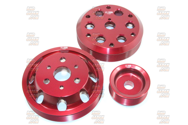 Toda Racing Light Weight Front Pulley Kit with A/C Gold - Civic Type-R ...