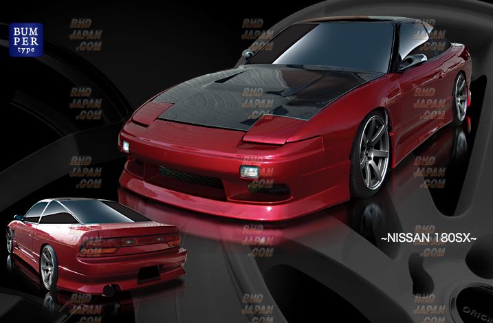 Origin Labo. Stylish Line Front Bumper - RPS13 RS13 - RHDJapan