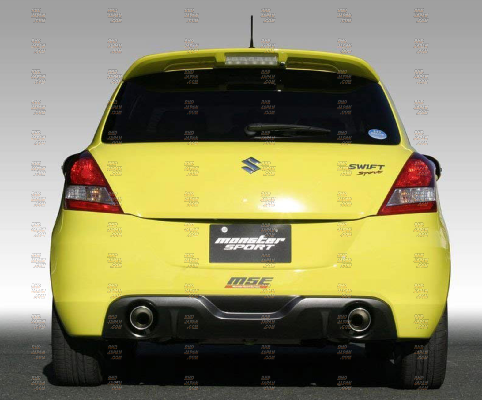 Monster Sport MSE Sports Muffler Exhaust System Stainless Steel - Swift ...