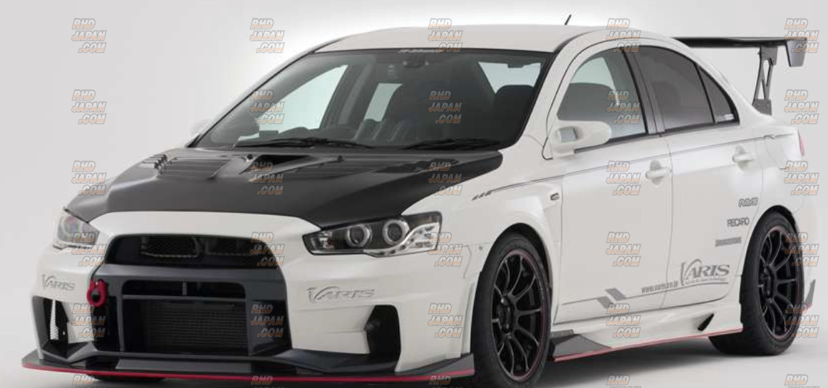 Varis Front Fender & Extension Cover Set for Varis F/B - Lancer ...