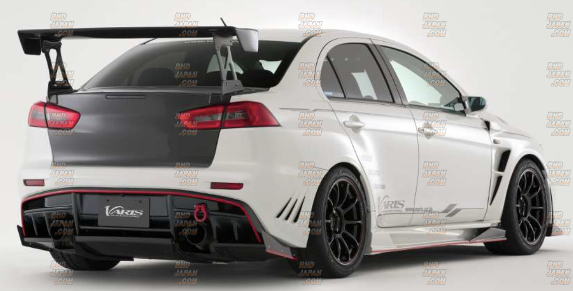Varis Front Fender & Extension Cover Set for Varis F/B - Lancer ...