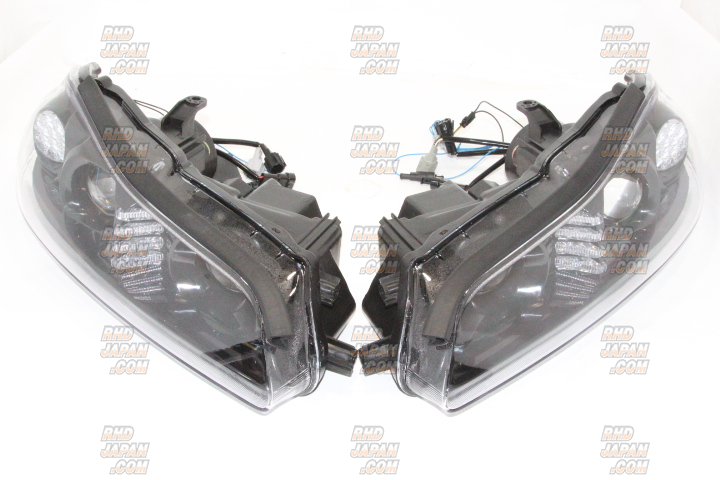 78 Works Full LED Headlight Set Version 2 Black - S15 - RHDJapan