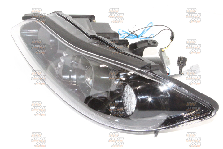 78 Works Full LED Headlight Set Version 2 Black - S15 - RHDJapan
