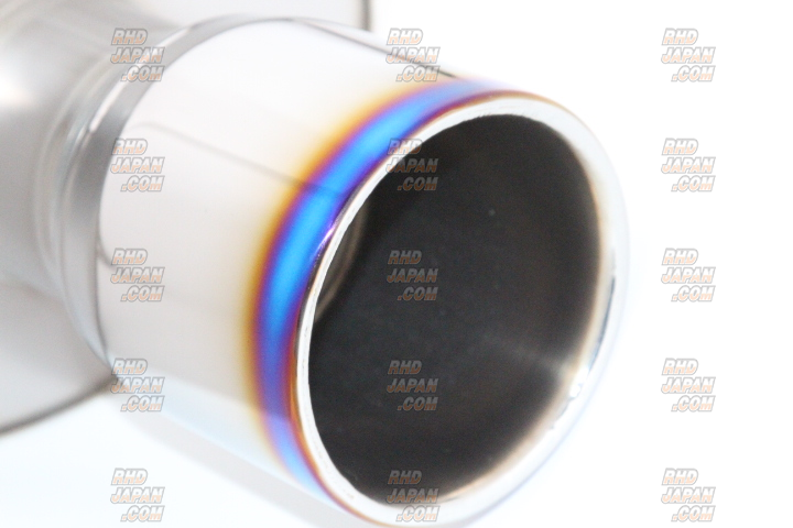 Midori Seibi Center Silent High Power NR Titanium 80mm Muffler Double ...