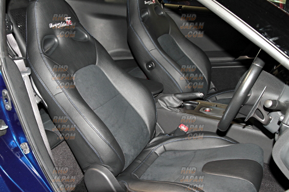 Garage Active Original Seat Cover Set Black X Black - GT-R R35 - RHDJapan