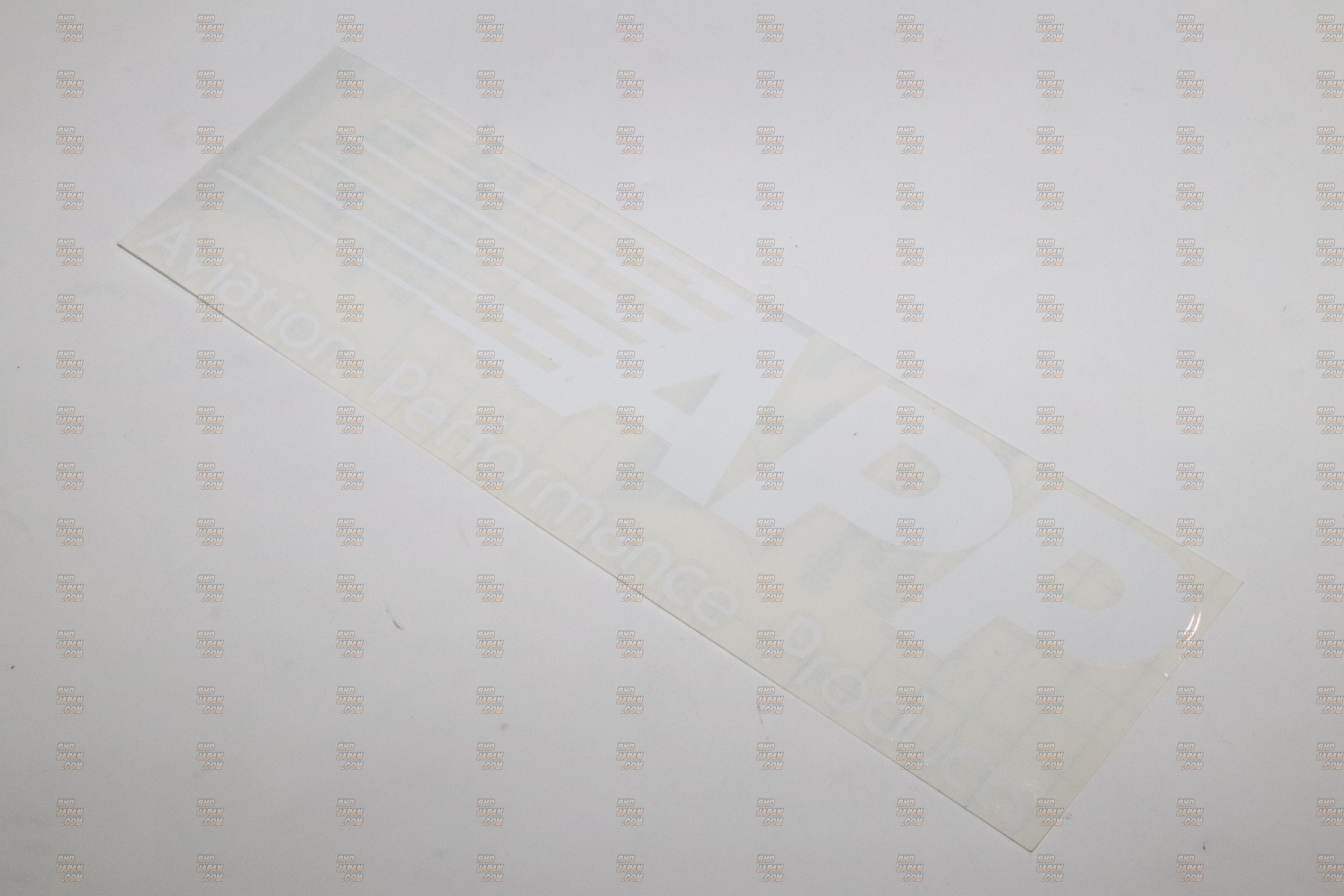 APP Logo Sticker White - 245x70mm - RHDJapan