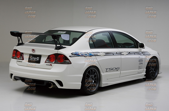 ings N-Spec 3P Aero Set Full Aero Body Kit Hybrid Aero - Civic FD2 Type ...