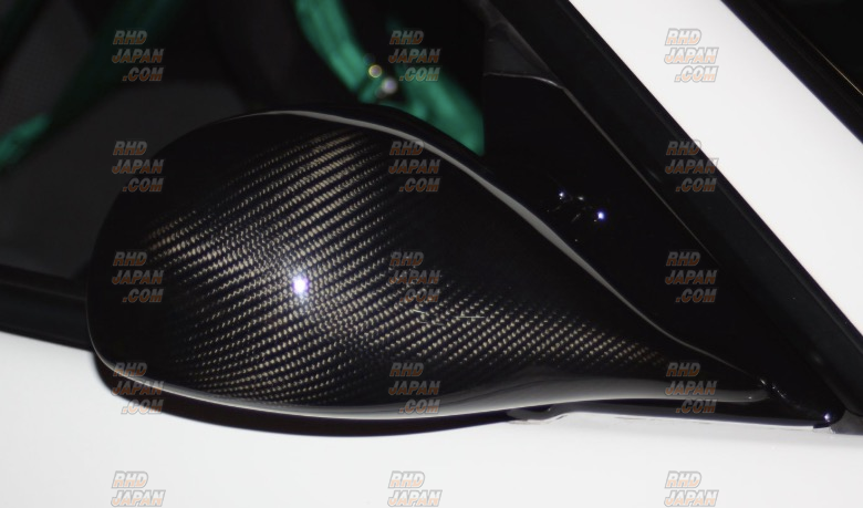 MINE's New Carbon Aero Mirror Set Carbon Fiber Clear Finish - BNR34 ...