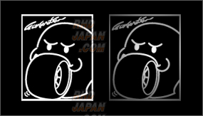 G-Corporation Tire Rolling Sticker Standard - White - RHDJapan