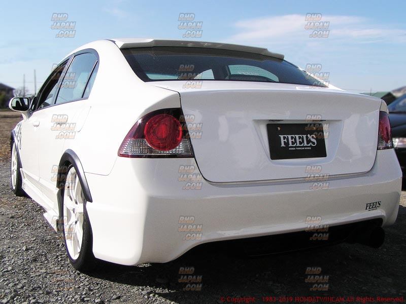 Feel's Sport Trunk Lid Carbon Fiber Plain Weave With Pre-Drilled Wing ...