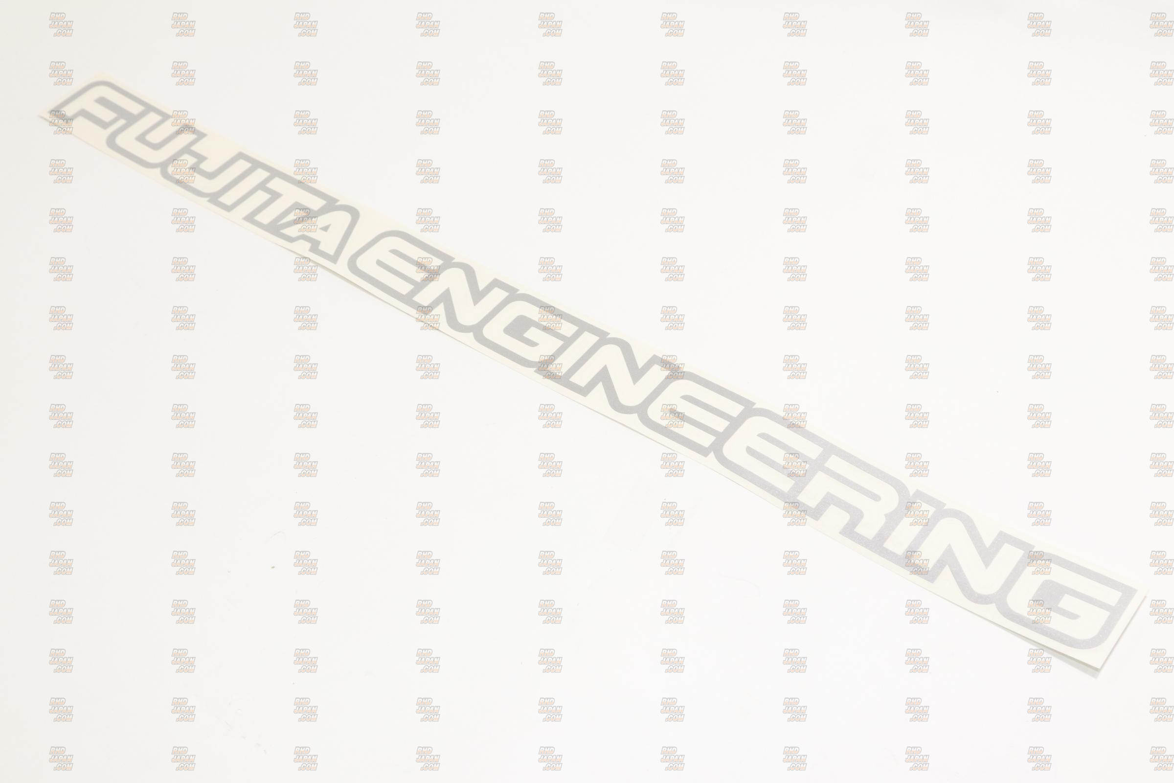 Fujita Engineering Fujita Logo Sticker 5×69cm - Silver - RHDJapan