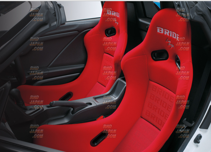 BRIDE ZIEG IV Low Max Full Bucket Seat - Red Carbon Shell - RHDJapan