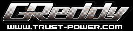 Trust Greddy Dot Gradation Sticker - Black - RHDJapan