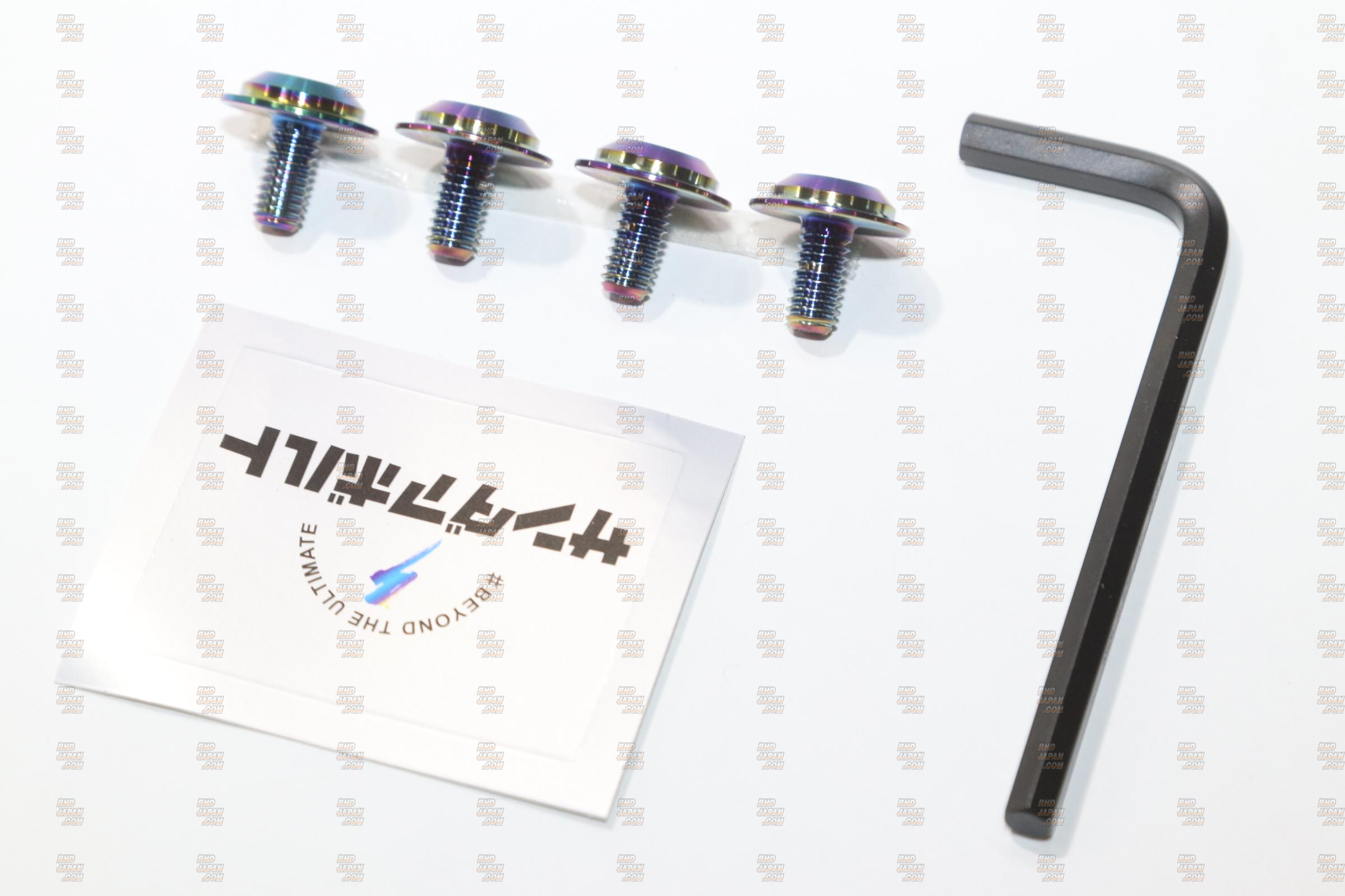 Thunder Bolt Titanium Ti Li-JDM V2 License Plate Bolt Kit 4pc Set ...