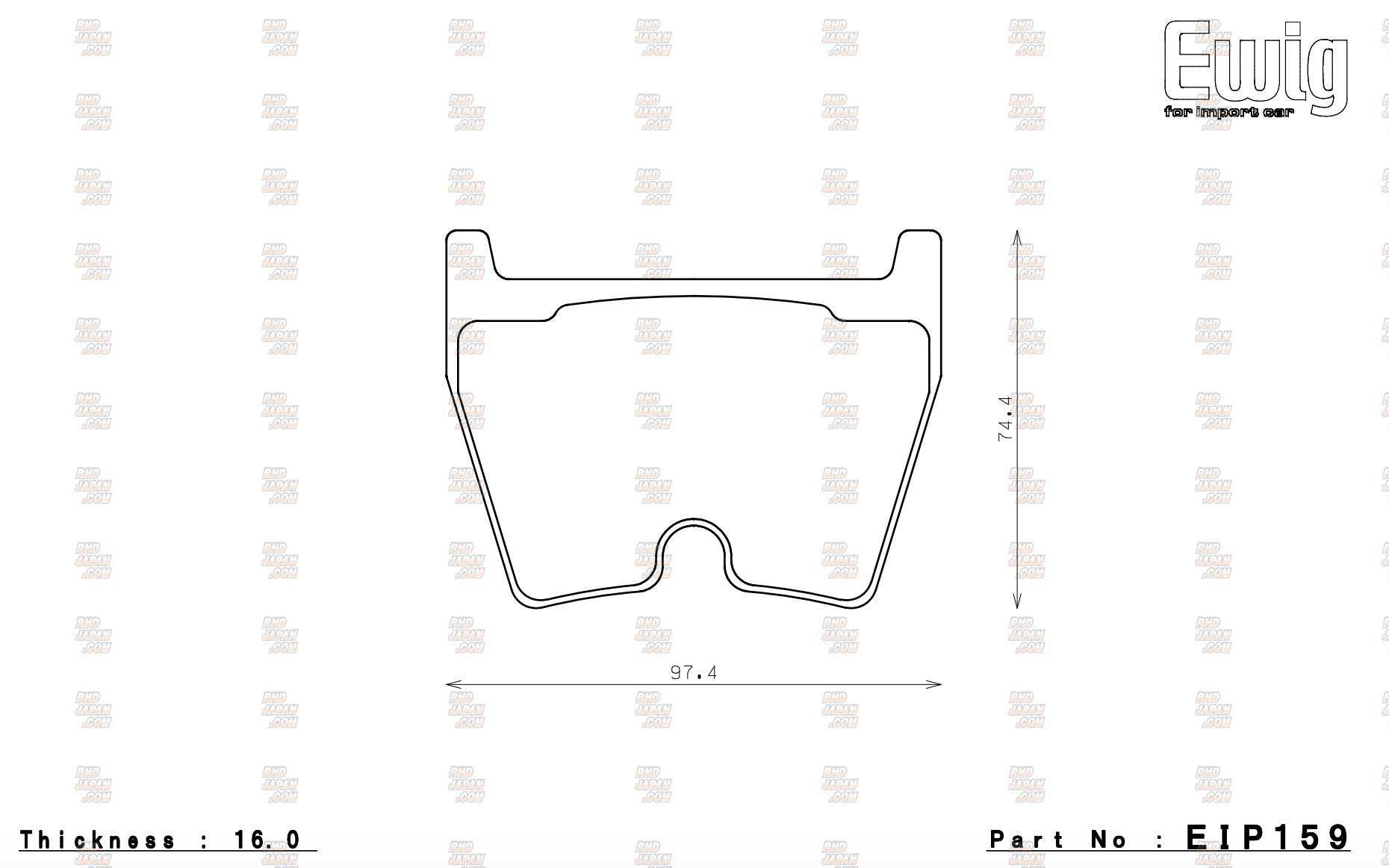 Endless Ewig Front Brake Pads Type MX72 Plus - Audi R8 RS4 RS5 RS6 ...
