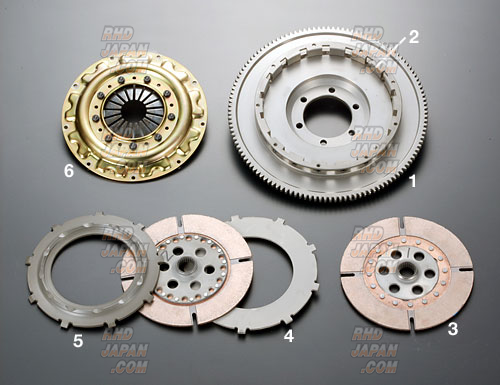 OS Giken TS2BS Twin Plate Clutch Flywheel - AW11 4A-GZE - RHDJapan