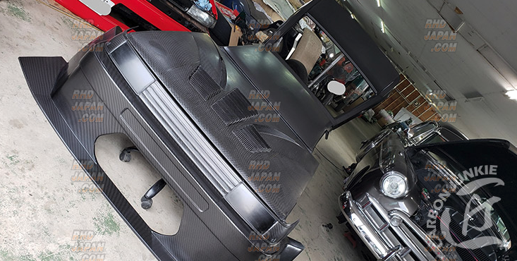 Carbon Junkie Light Grill Dry Carbon Fiber 12K Plain Weave - Levin AE86 ...