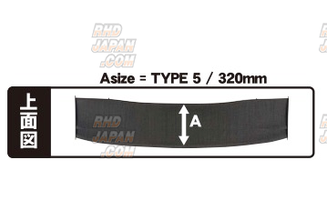 VOLTEX GT Wing Type 5 1700X275mm Wet Carbon Type-B End Plate Standard ...