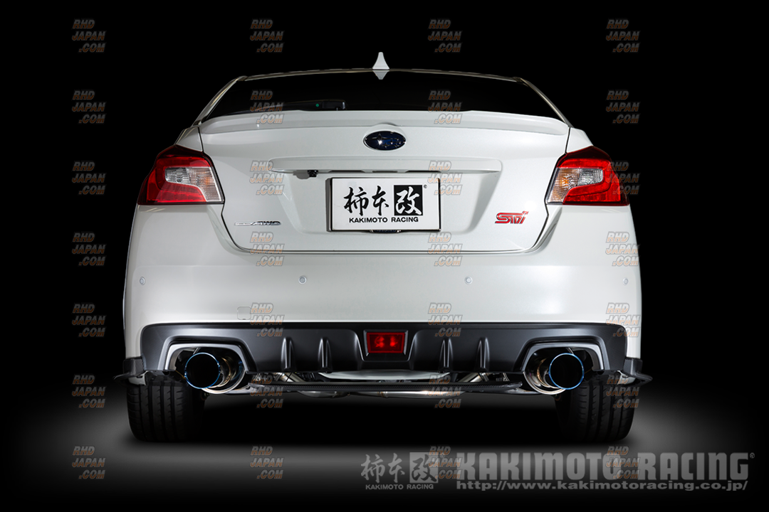 Kakimoto Racing Regu.06 & R Muffler Exhaust System Dual Center Included - WRX S4 VAG STi VAB ...
