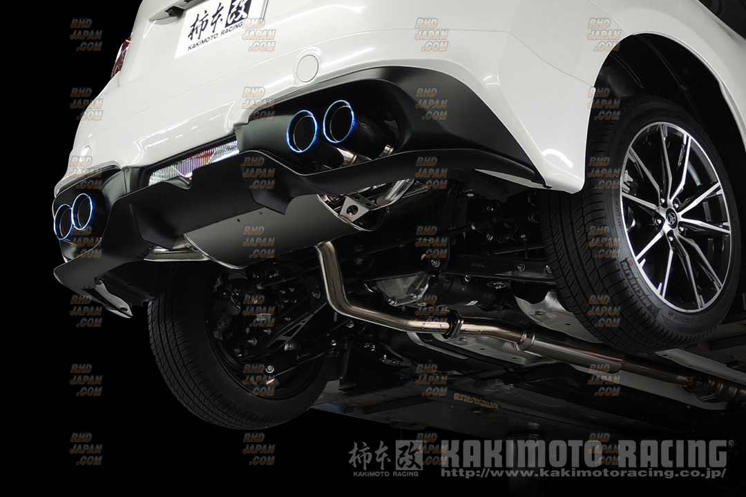 Kakimoto Racing Class KR Muffler Exhaust System TRD Bumper Garnish - 86 ZN6 BRZ ZC6 - RHDJapan