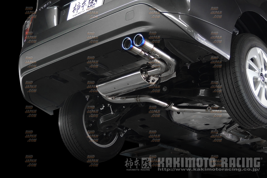Kakimoto Racing Class KR Muffler Exhaust System - Prius ZVW50 ZVW51 ...