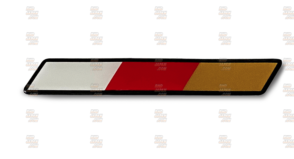 Mugen Tricolor Potting Emblem - White / Red / Gold - RHDJapan