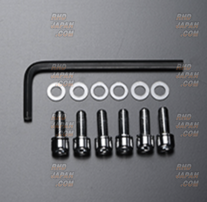 SSR Repair Parts Formula Mesh Aero Bolt Set for Aero Plate - RHDJapan
