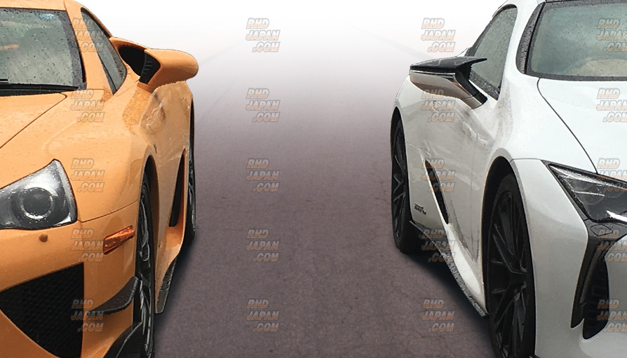 TRD F Sport Parts Aerodynamic Aero Mirror Cover Set - Lexus LC500 ...