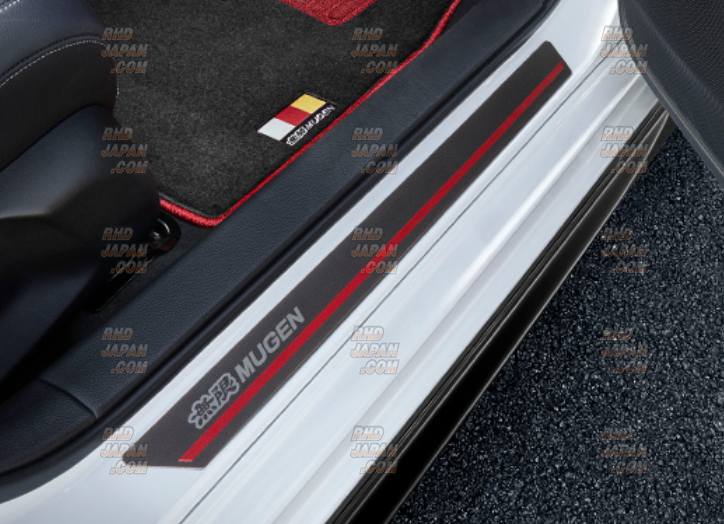 Mugen Door Scuff Plate Black - Civic FL1 FL4 Civic Type-R FL5 - RHDJapan