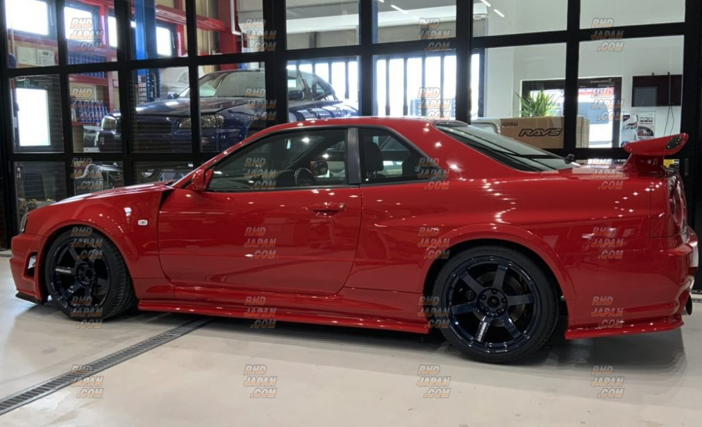 Okubo Factory Side Step Set Version 1 - BNR34 R34 2-Door - RHDJapan