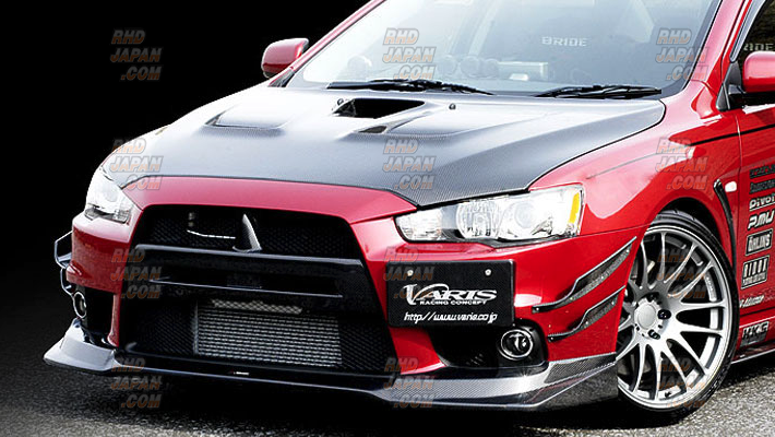 Varis Front LIp Spoiler FRP - Lancer Evolution X CZ4A - RHDJapan