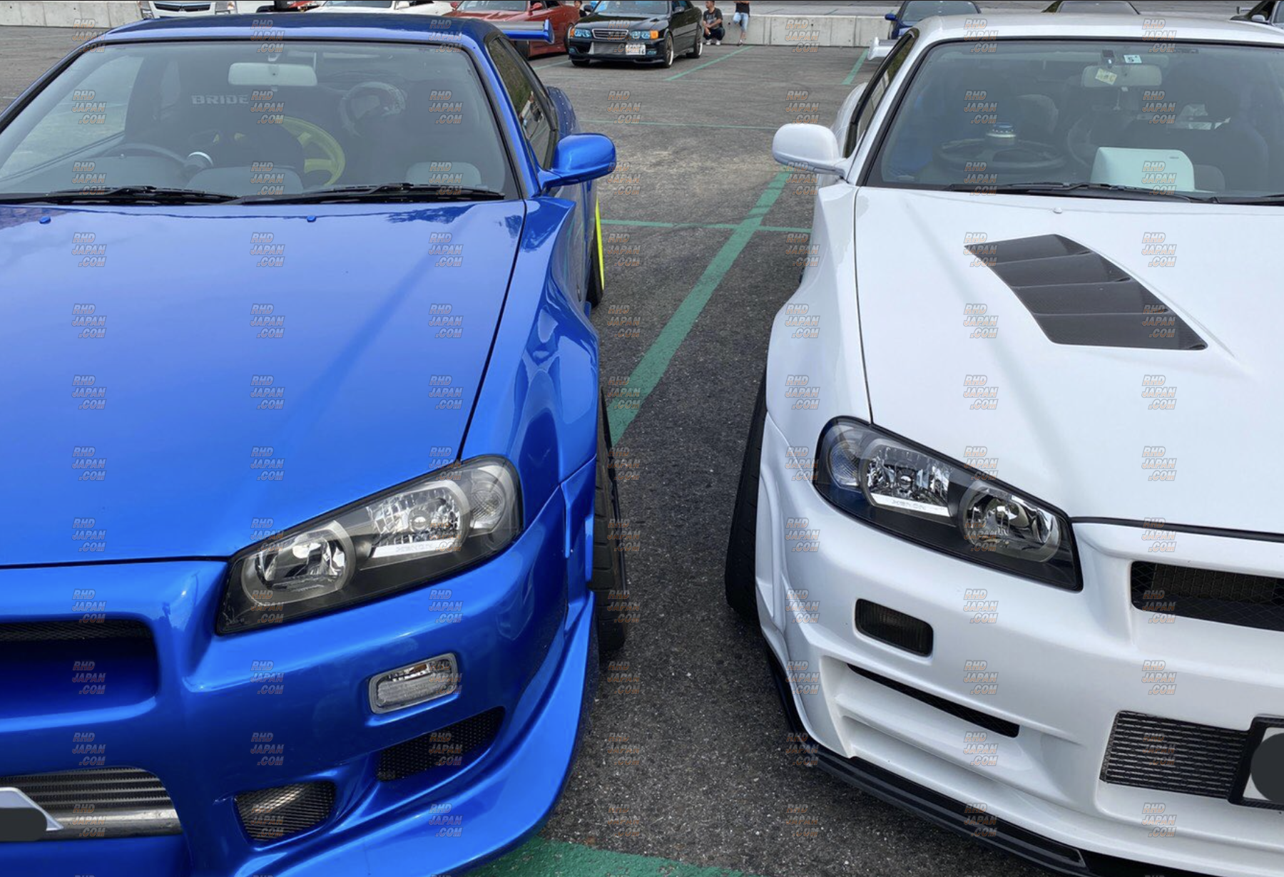 Okubo Factory Front Wide Fender Set - Skyline R34 GT-R BNR34 2-Door ...
