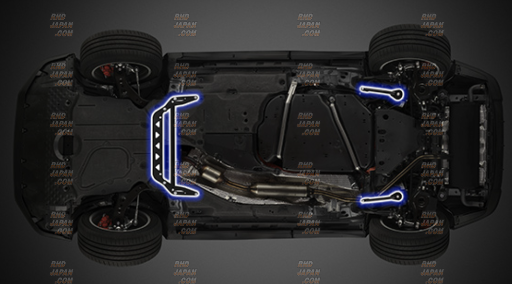 TRD F Sport Parts Member Brace Set - Lexus NX350 TAZA25 NX350h AAZH20 ...