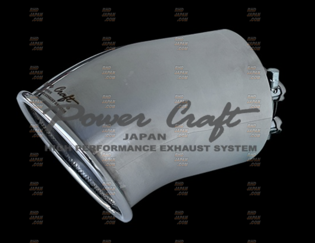 Power Craft Exhaust Muffler System Single Type Dolphin Tail - GR86 ZN8 ...