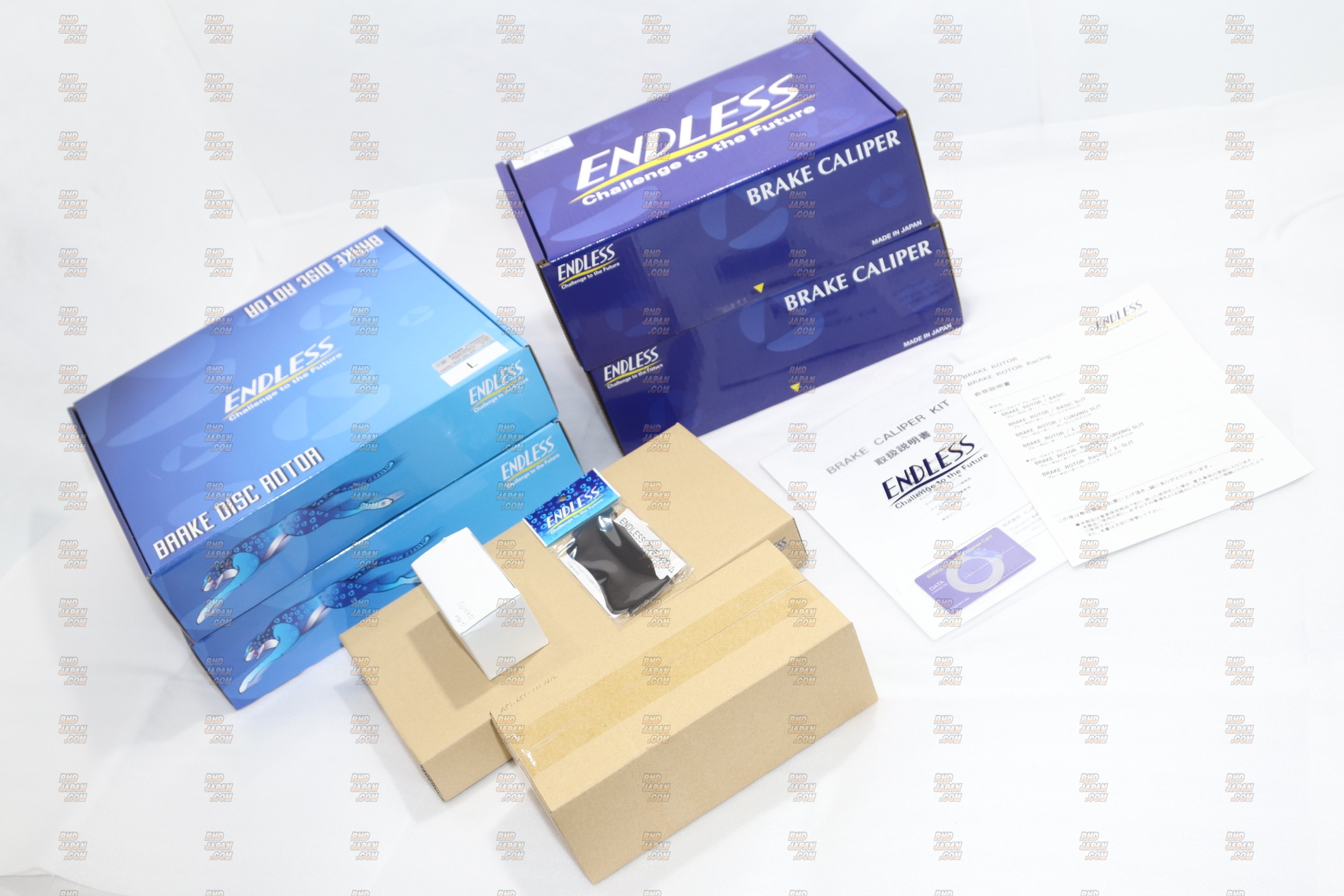Endless Chibi6 Caliper Kit System Inch Up Kit MX72 Plus Pads Blue ...
