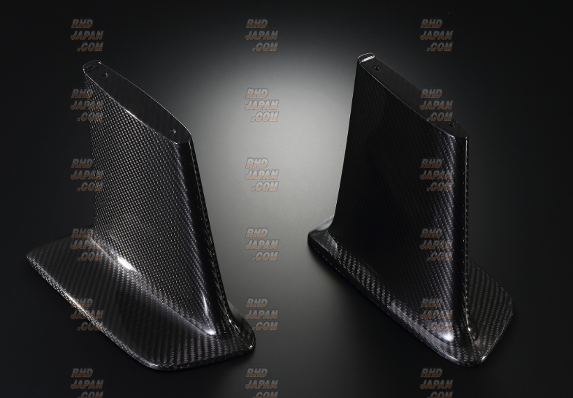 Midori Seibi Center Dry Carbon Fiber Wing Stay Set - Skyline GT-R BNR34 ...