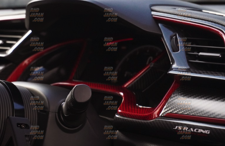J's Racing Meter Panel Carbon Fiber - Civic Type-R FK8 - RHDJapan
