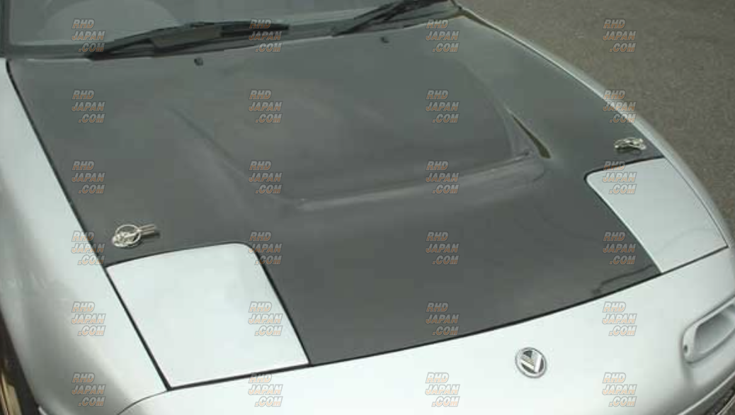 Garage Vary Winding Dancer Aero Bonnet Carbon Fiber with Rain Guard ...