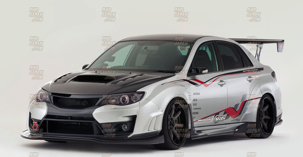 Varis Wide Body Kit Full Kit Version 2 FRP & Carbon Fiber - Impreza WRX ...