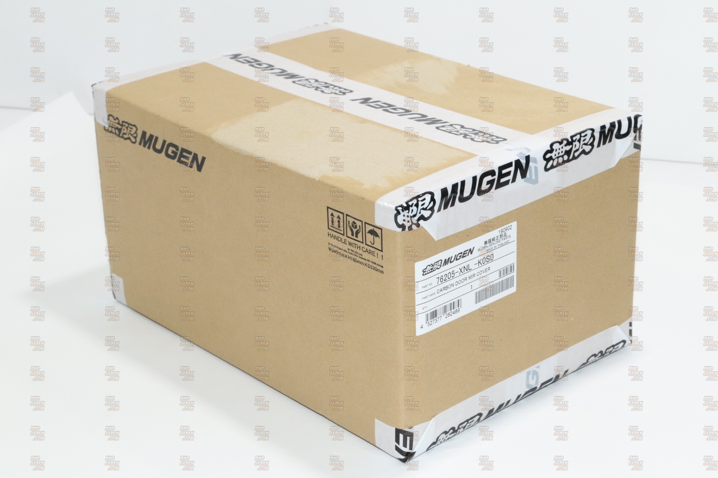 Mugen Door Mirror Cover Set Black - Step Wgn RP6 RP7 RP8 - RHDJapan
