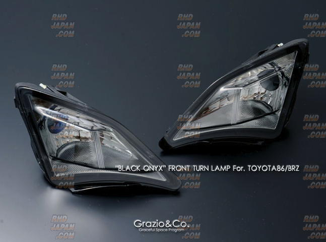 Grazio & Co Front Turn Lamp Set Black Onyx - BRZ ZC6 86 ZN6 - RHDJapan