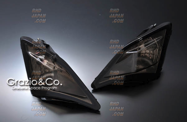 Grazio & Co Front Turn Lamp Set Black Crystal - BRZ ZC6 86 ZN6 - RHDJapan