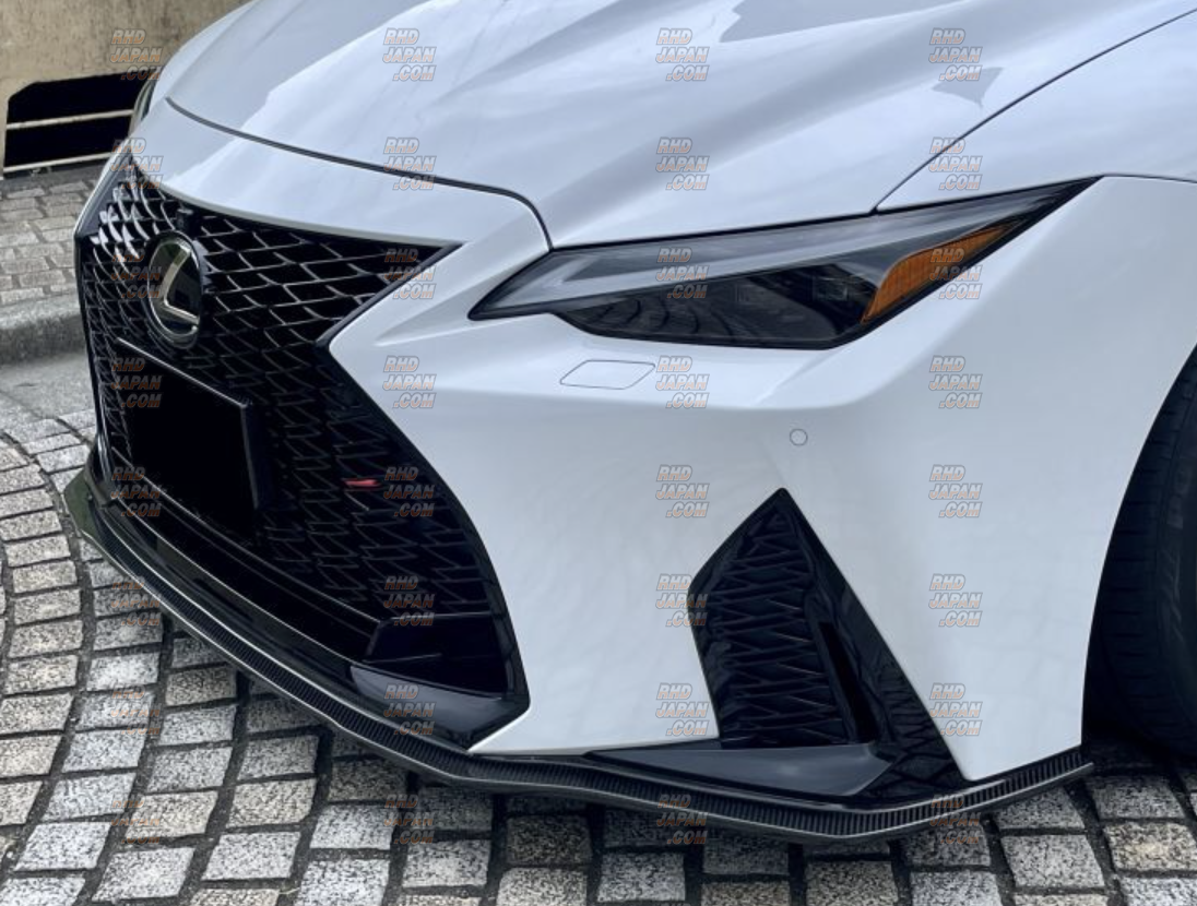 LEMS Front Lip Spoiler Set Dry Carbon Fiber with Clear Coating - Lexus ...