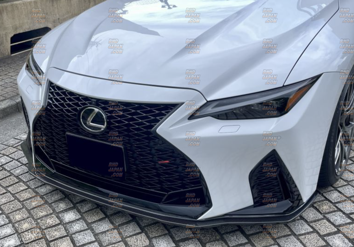 LEMS Front Lip Spoiler Set Dry Carbon Fiber with Clear Coating - Lexus ...