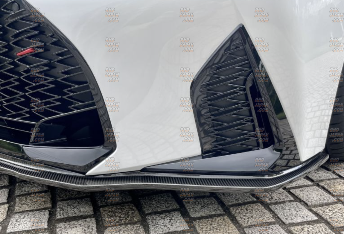 LEMS Front Lip Spoiler Set Dry Carbon Fiber with Clear Coating - Lexus ...