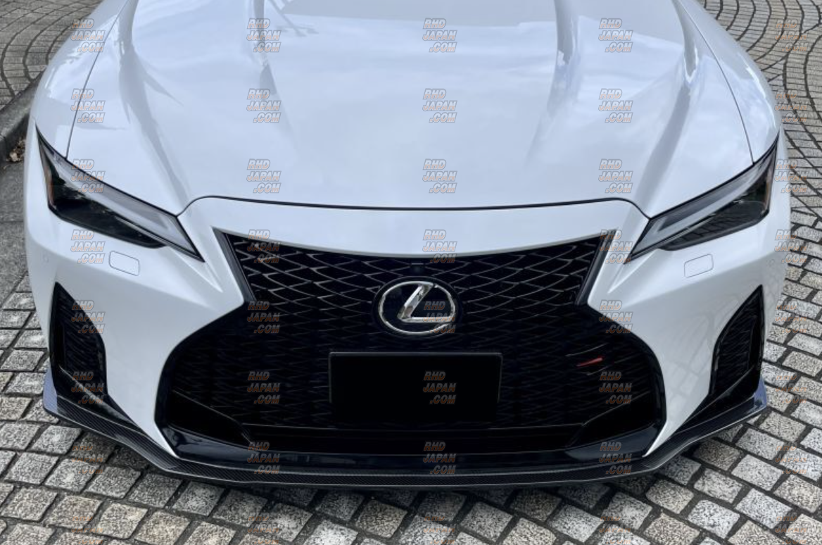 LEMS Front Lip Spoiler Set Dry Carbon Fiber with Clear Coating - Lexus ...
