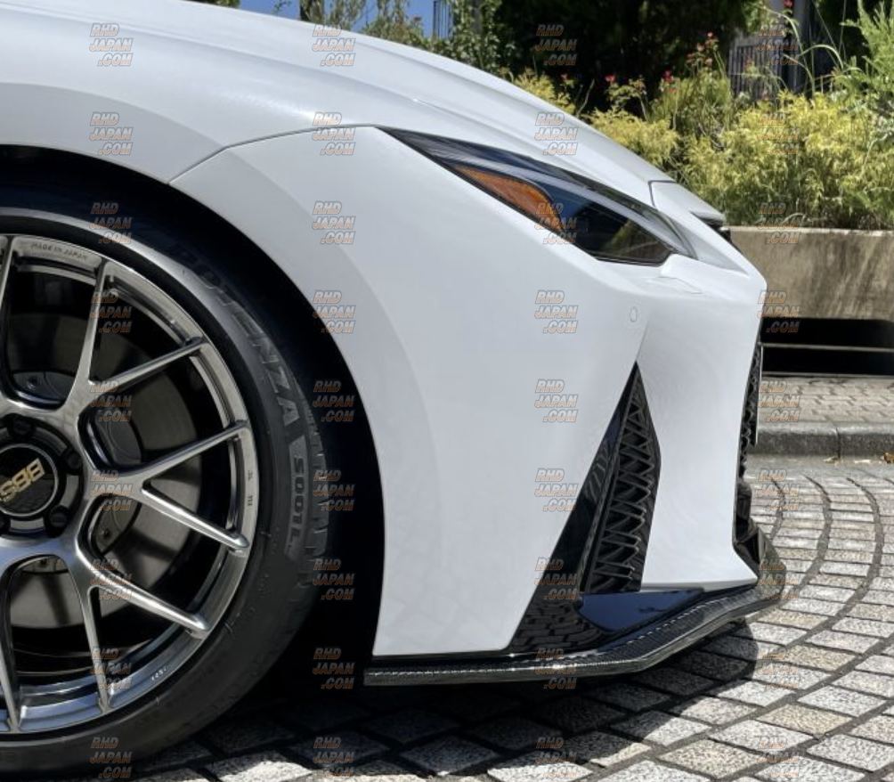 LEMS Front Lip Spoiler Set Dry Carbon Fiber with Clear Coating - Lexus ...