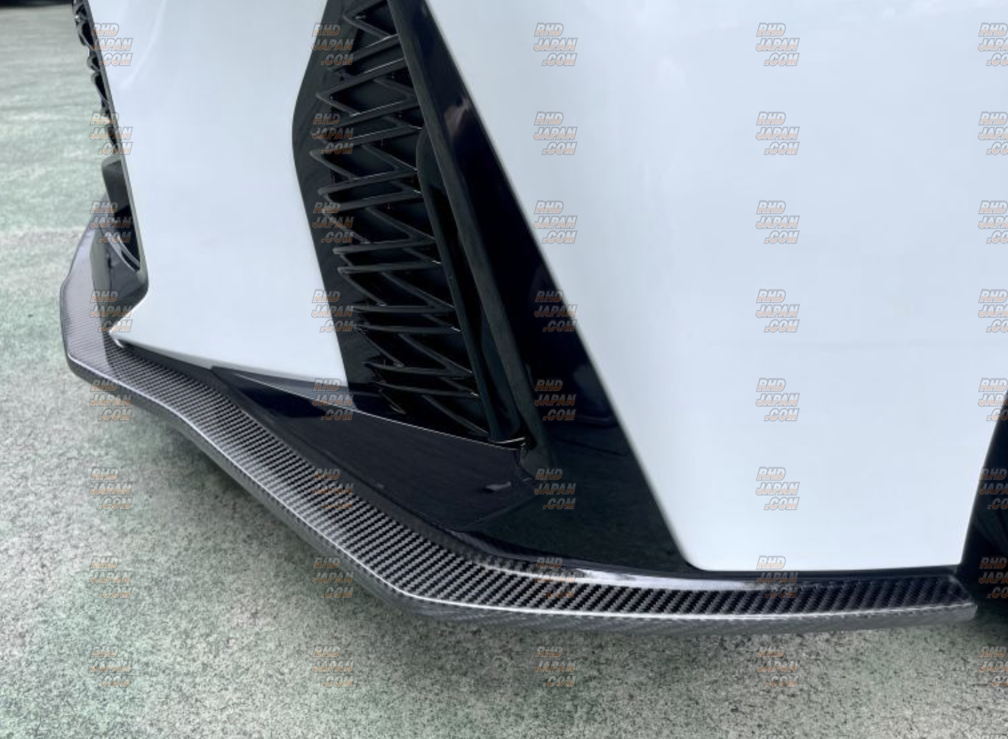 LEMS Front Lip Spoiler Set Dry Carbon Fiber with Clear Coating - Lexus ...
